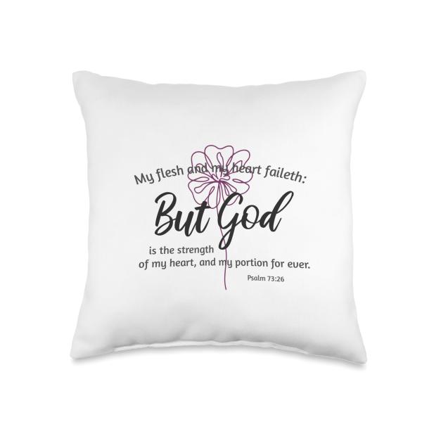 ・Inspirational Gift for you, friends, or family・Beautiful calligraphy Scripture verse・100% spun-polyester fabric・Double-...