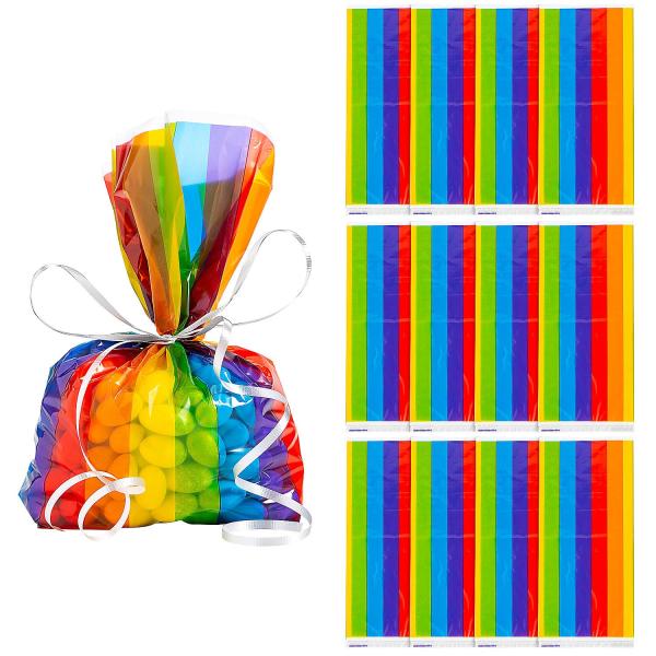 ・These treat bags are just the right size for candy. Fill them up with tasty treats and hand them out as party favors at...