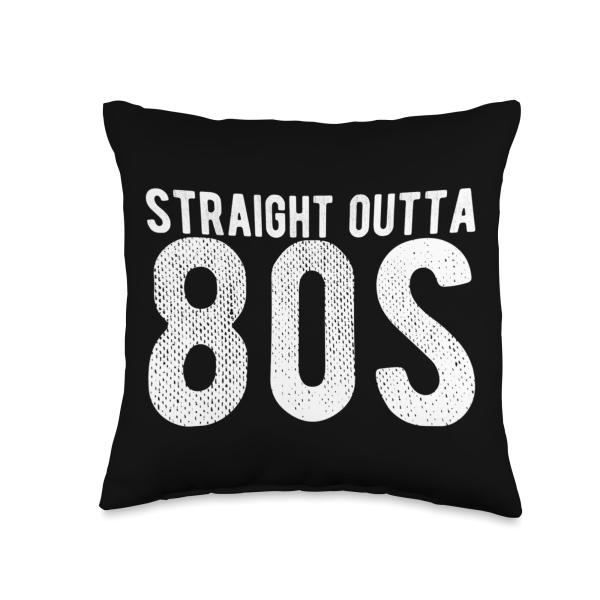 ・Straight Outta 80s・100% spun-polyester fabric・Double-sided print・Filled with 100% polyester and sewn closed・Individuall...