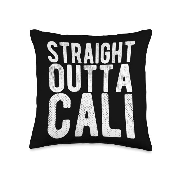 ・Straight Outta Cali・100% spun-polyester fabric・Double-sided print・Filled with 100% polyester and sewn closed・Individual...