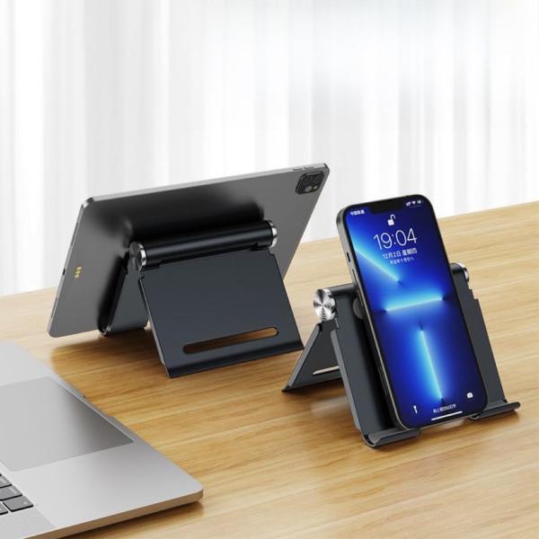 ・4~10インチのタブレット、電子書籍リーダー、スマートフォンをハンズフリーで快適に視聴できるポータブルスタンド・便利なサイドボタンを使って、複数の視野角に簡単に調整できます。 デバイスを縦向きまたは横向きに保持します。・Kindle、iP...