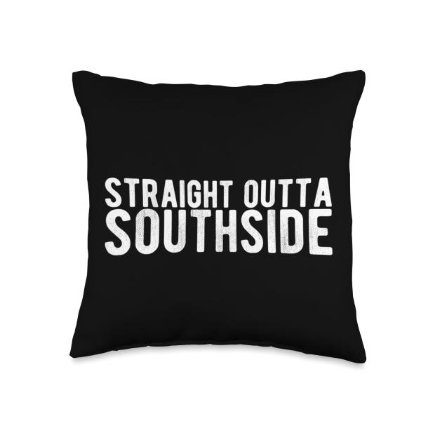 ・Straight Outta Southside・100% spun-polyester fabric・Double-sided print・Filled with 100% polyester and sewn closed・Indiv...