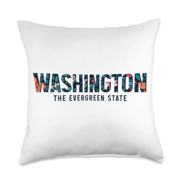 ・this cool vintage washington pnw design with a vintage flower pattern is the perfect souvenir or gift idea for men and ...