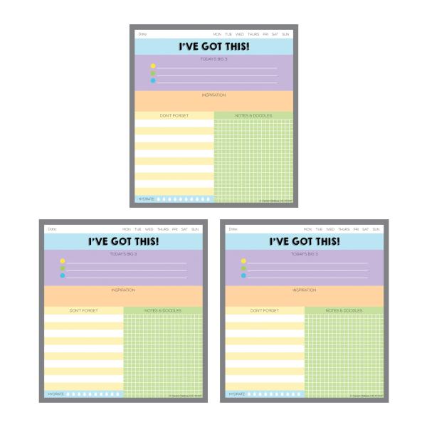 ・To Do List Notepad Stationary Set: Stay motivated while organizing your to do list, checklist, and more using Carson De...