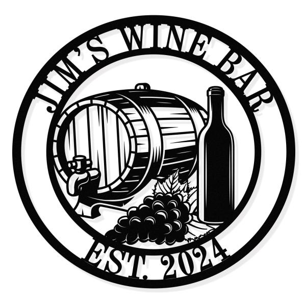 ・Personalization: Make a statement with a unique touch by personalizing this wine-themed decor. Crafted to reflect your ...