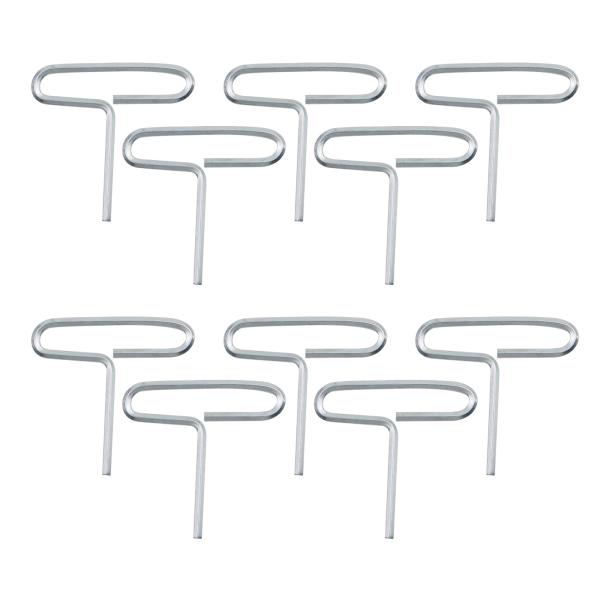 ・Package Contain: 10pcs x Hexagonal Triangle Wrenches・Made of metal and galvanizing Can be used for a long time・Size: to...