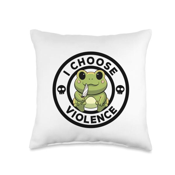 ・I choose violence frog is for frog lovers such as green frogs, bull frogs, horned frogs and toads. For those who love t...