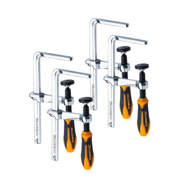 ・INCLUDES: (4) quick screw down Clamps with 5-3/8" Max opening, 2-3/8" Throat depth・PREMIUM DESIGN: features High qualit...