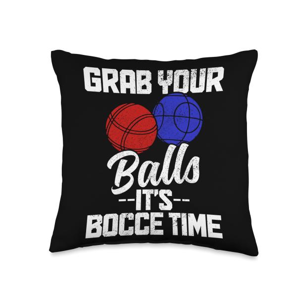 ・this funny bocce ball design is the perfect gift idea for men and women.・100% spun-polyester fabric・Double-sided print・...