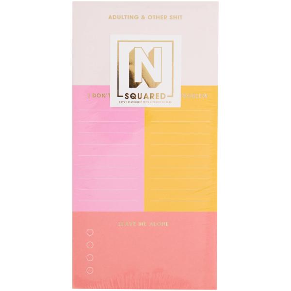 ・Chic Colorblock Design: Elevate your note-taking experience with our Colorblock List Pad, featuring a chic colorblock d...