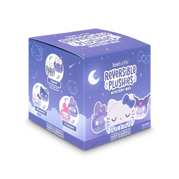 ・Mini Reversible Plush Blind Box: Unbox a surprise 3-inch Hello Kitty and Friends plush that flips between two expressiv...
