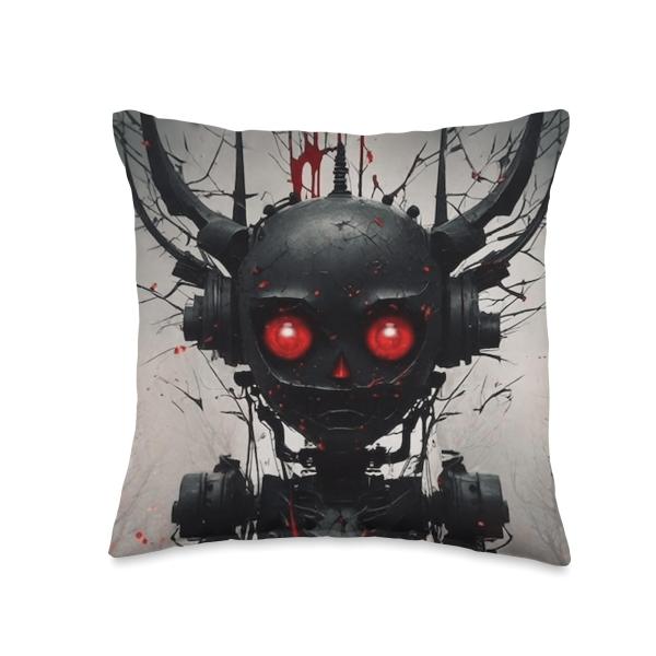 ・This chilling possibly occult graphic featuring a demon possessed evil robotic doll. Perfect for fans of chilling crypt...