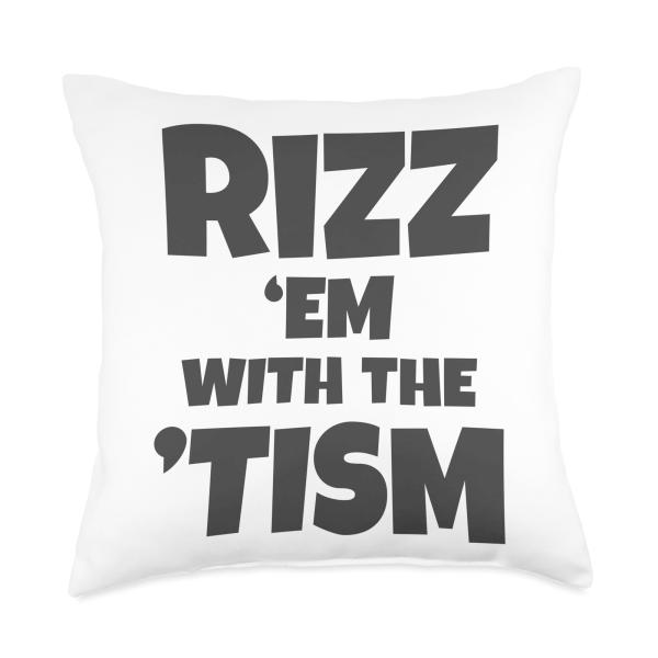 ・Rizz'em with the 'Tism tee! Perfect for funny autistic individuals and meme lovers, this vintage-inspired tee is a cert...