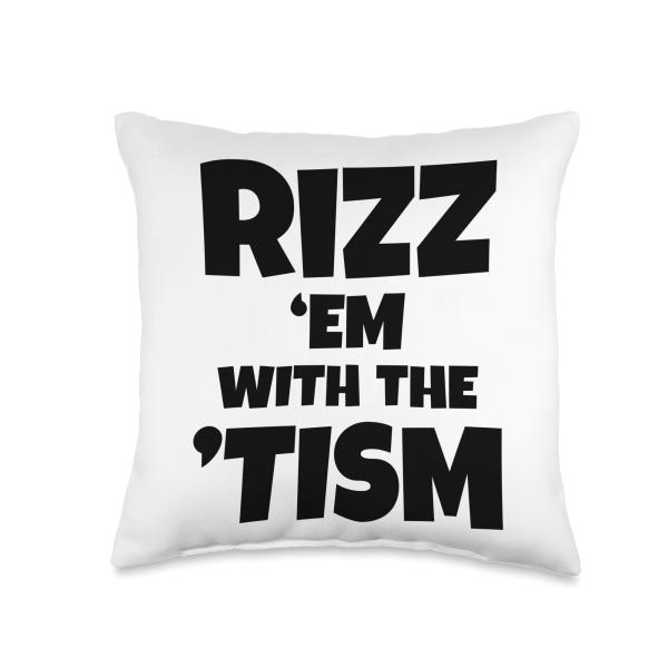 ・Rizz'em with the 'Tism tee! Perfect for funny autistic individuals and meme lovers, this vintage-inspired tee is a cert...