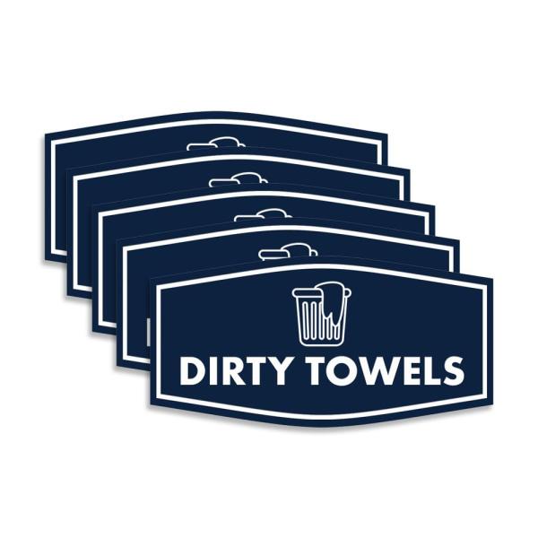 ・Clearly labels where used towels should go, helping maintain a tidy and hygienic environment.・Bold lettering ensures th...
