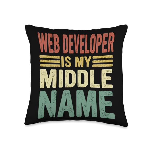 ・Are you a Web Developer? Showcase your professional pride with our versatile design. Web Developer is my middle name is...