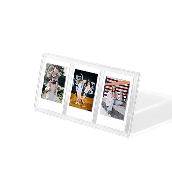 ・【Design】The polaroid mini film frame works only with Fujifilm Instax Mini photos.・【3 Grids】The polaroid picture frame c...