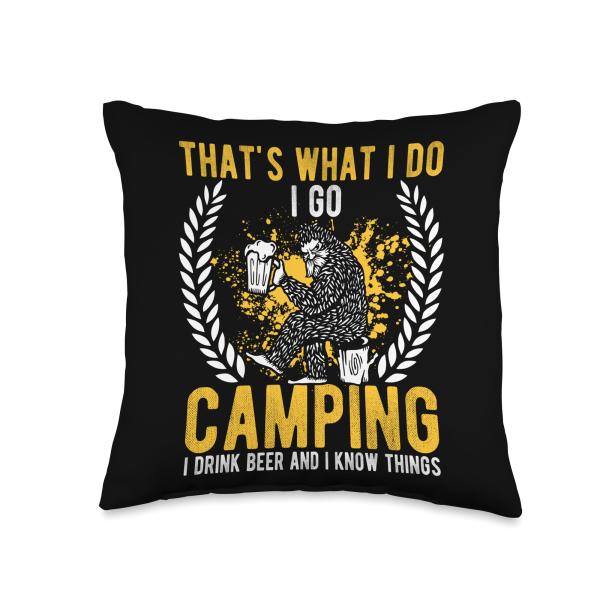 ・That's What I Do I Go Camping I Drink Beer And I Know Things Camper・Great Design! Perfect Birthday, Back to School, Eas...