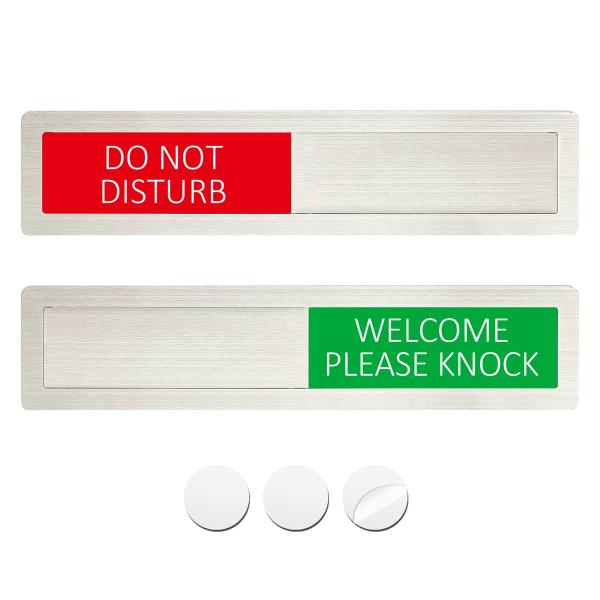 ・Do not dirsturb or welcome please:Do Not Disturb/Welcome Please Knock Sign will clearly shows that you don't want to be...