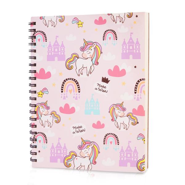・SPIRAL BOUND SKETCH PAD: The spiral provides better access easily flip the pages over to the backs,,and sketch without ...