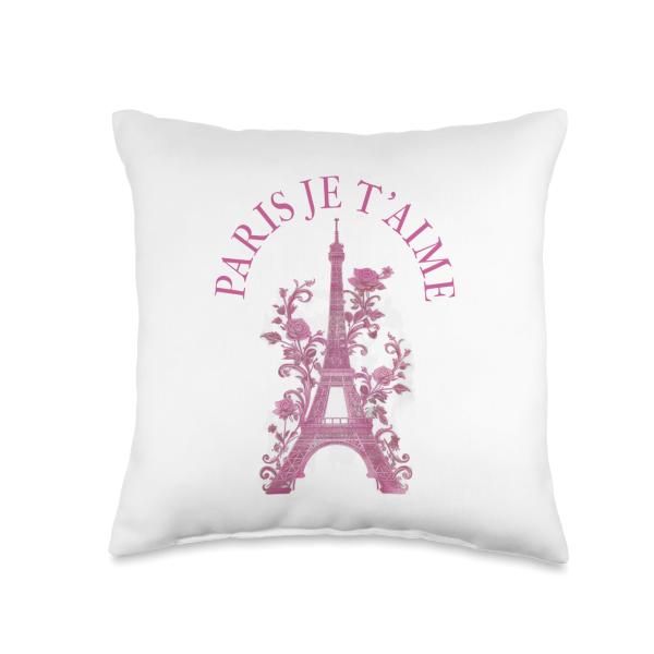 ・this cool vintage paris france design with the eiffel tower and flower patterns is the perfect souvenir or gift idea fo...
