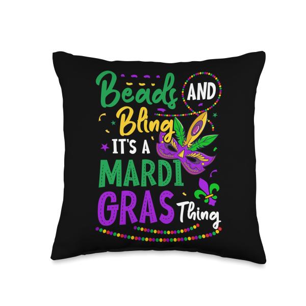 ・Get beads and compliments with this fun Mardi Gras Design. This Mardi Gras costume is a great conversation starter cele...