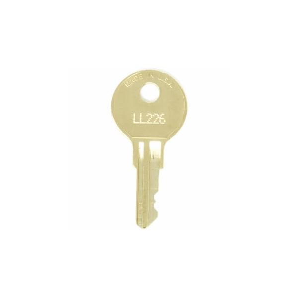 CompX Chicago製ロック LL310番に対応するツールボックス用交換キーです。カスタムカット済みで即使用可能。Alma Desk・Devon・Invincible・Craftsman・AISのキャビネットメーカーに幅広く対応しています。