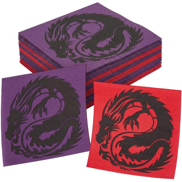 <h4>商品の特徴</h4><ul><li><b>ドラゴン柄</b>: シンボリックなドラゴンデザインがパーティーを演出</li><li>&lt...