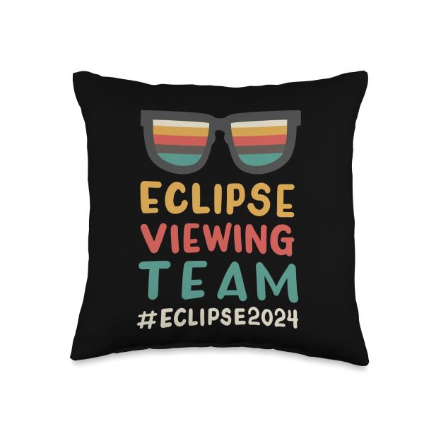 ・Eclipse Viewing Team #Eclipse2024, Get this Cute ＆ Funny Retro Team Viewing Outfit perfect with wearing Eclipse Glasses...