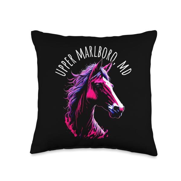 ・Awesome Upper Marlboro MD horse design. Classic design with a nice beautiful horse illustration. Great vacation souveni...