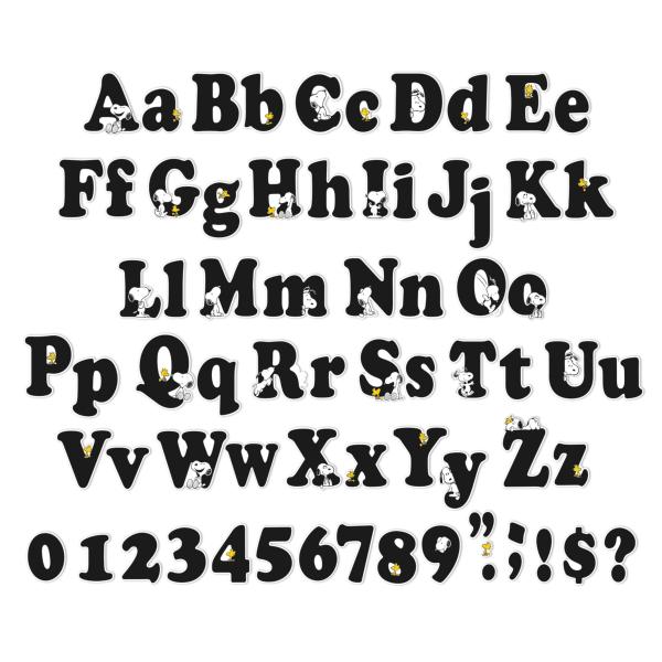 ・Set comes with 210 Peanuts-style letters, including: uppercase letters, lowercase letters, numerals, punctuation marks,...