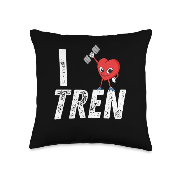 ・I love tren gifts for bodybuilders men I heart tren workout, body builder shirts for men, from the gym to all days life...