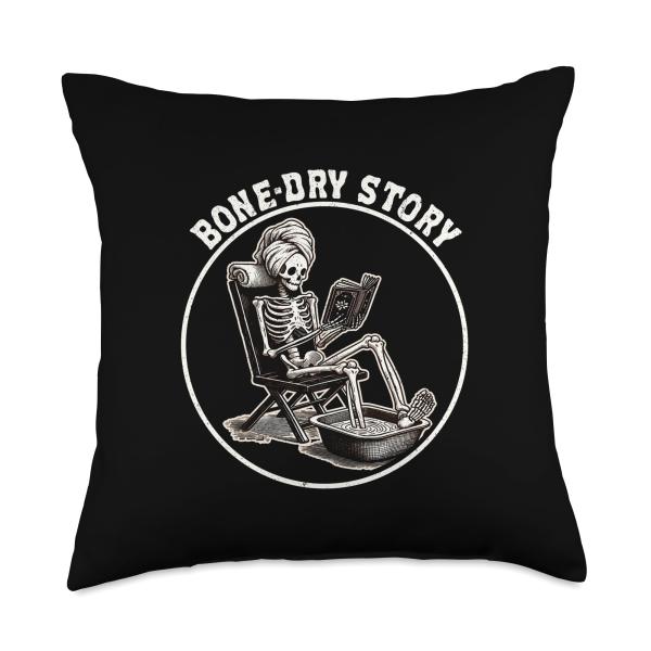 ・Bone-Dry Story Skeleton Reading Book Lovers Funny Book graphic for every bookworm and book collector who have a huge bo...