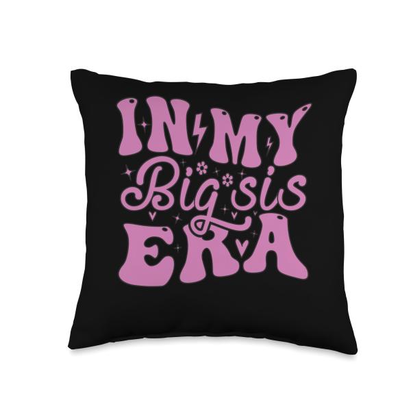 ・Celebrate the bond between big sis and little sis with our charming vintage graphic design, perfect for announcing a ne...