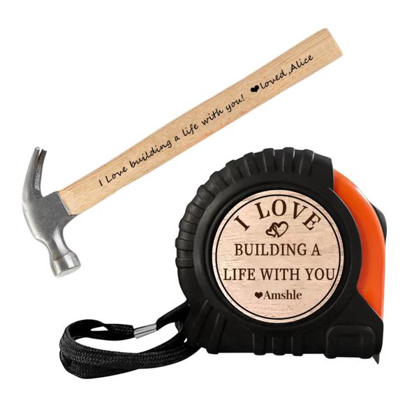 ・Valentine's Day/Anniversary Tool Set ? The length of the Valentine's Day/Anniversary Tool Set tape measure is 10ft/3m, ...