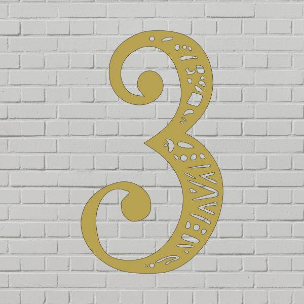 ・Exquisite Handcrafted Detail: Revel in the intricate beauty captured in each number, reflecting the delicate swirls and...