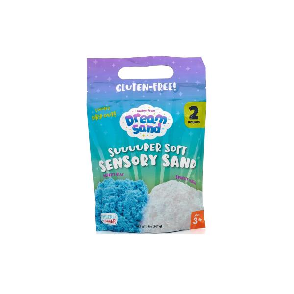 ・対象年齢3歳以上。・ドリームサンドは驚くほど柔らかく、夢のように滑らかで、満足のいくフワフワで乾くことはありません。・表面に残留物を残しません。・グルテンフリー!・ドリームサンド2ポンド入り。