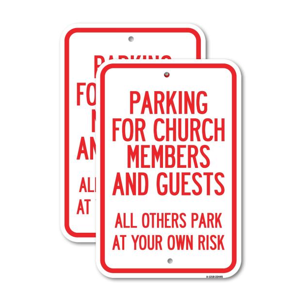 ・Size ＆ Specifications: (2 Pack) 18" x 24" .063 Heavy-Gauge Aluminum Signs: Built to last, our signs offer reliability a...
