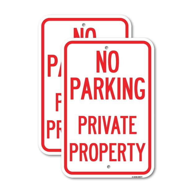 ・Size ＆ Specifications: (2 Pack) 18" x 24" .063 Heavy-Gauge Aluminum Signs: Built to last, our signs offer reliability a...