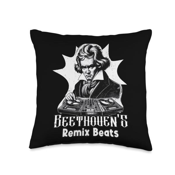 ・Drop the symphony like never before with our Beethoven's Remix Beats t-shirt! This design spins a fresh take on the leg...