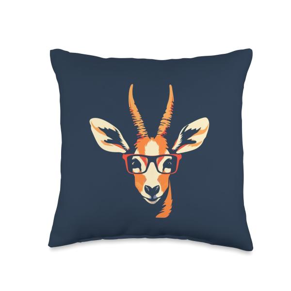 ・This gazelle face with glasses is an eye-catching feature on the street, park, work, store, city, school, and at home. ...