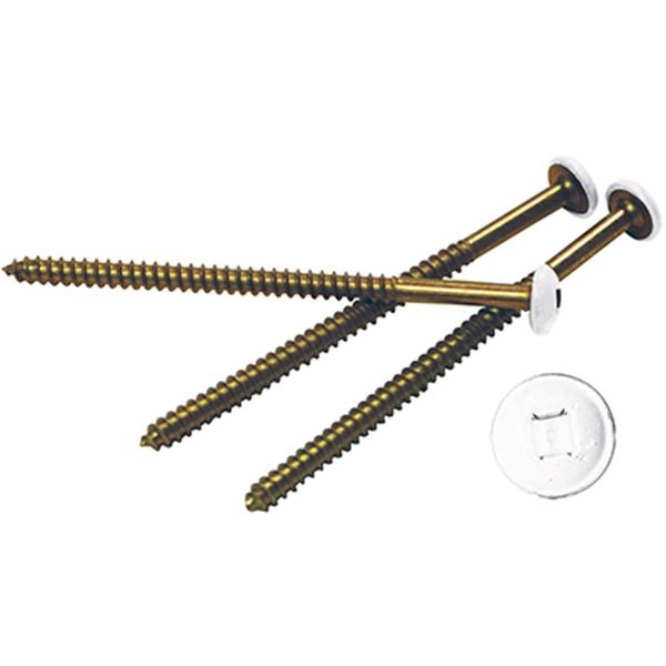 ・Dimensions: 3 in. Length・Color matching screws・Easily installs in stucco, brick, siding, and more.・Great for installing...