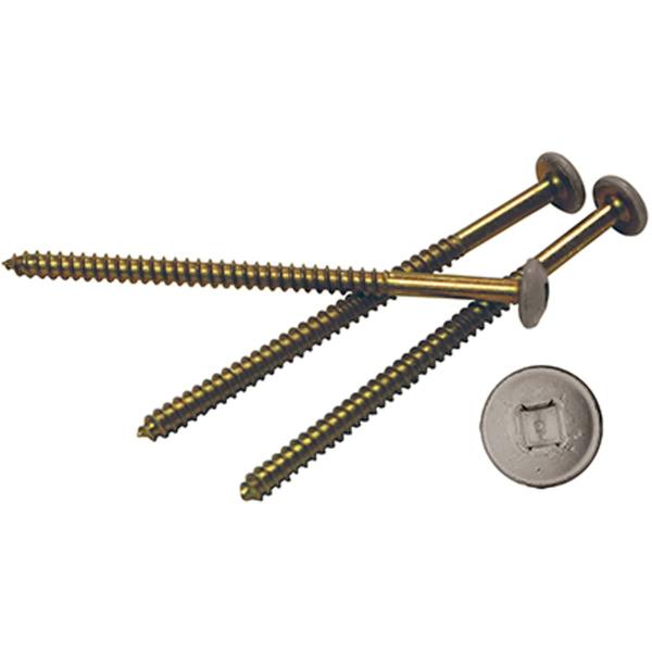 ・Dimensions: 3 in. Length・Color matching screws・Easily installs in stucco, brick, siding, and more.・Great for installing...
