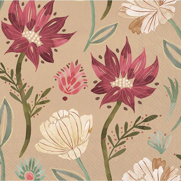 ・3-PLY PAPER NAPKINS Package of 20 premium quality paper napkins・FOR COCKTAIL PARTIES AND BEVERAGES Napkins measure 5 x ...