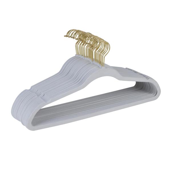 ・Strong ＆ Durable ABS Plastic Core - Engineered with a high-quality ABS plastic frame, these hangers offer superior stre...