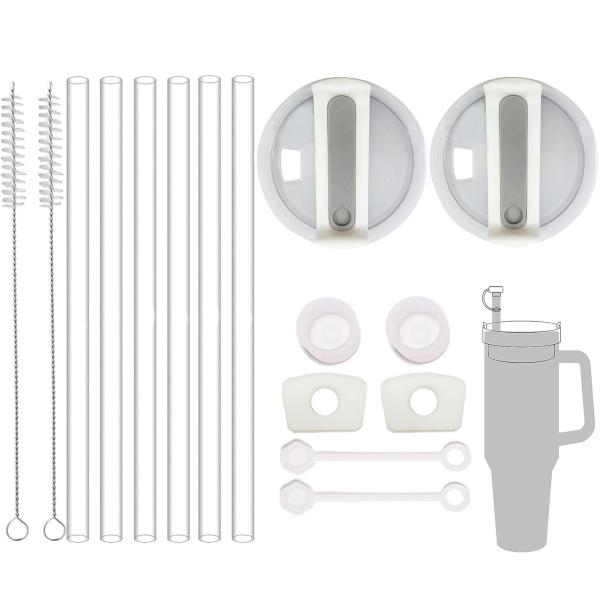 ・Safe Material - The lids are made of high quality food-grade plastic,BPA Free and durable. These 40 oz tumbler lids are...