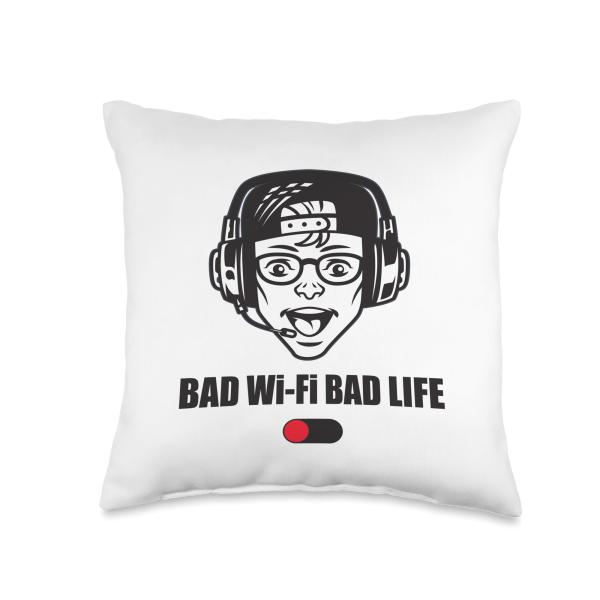 ・Bad Wi-Fi Bad Life motif with wifi saying internet signal wifi saying design.・This Bad Wi-Fi Bad Life outfit is perfect...