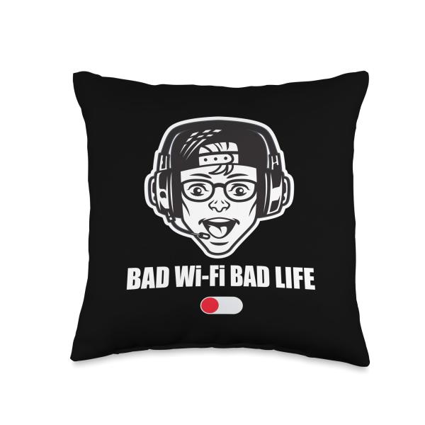 ・Bad Wi-Fi Bad Life motif with wifi saying internet signal wifi saying design.・This Bad Wi-Fi Bad Life outfit is perfect...