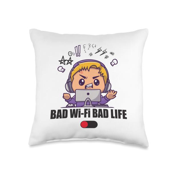 ・Bad Wi-Fi Bad Life motif with wifi saying internet signal wifi saying design.・This Bad Wi-Fi Bad Life outfit is perfect...