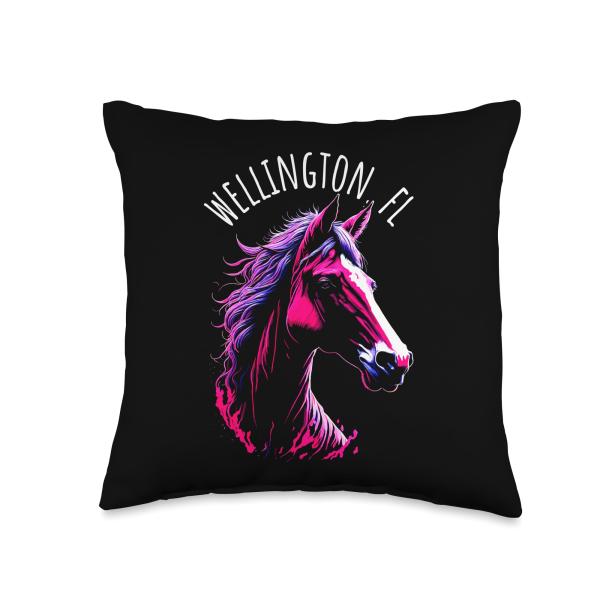 ・Awesome Wellington Florida USA beautiful majestic horse design. Great vacation souvenir for the Wellington FL visitor, ...